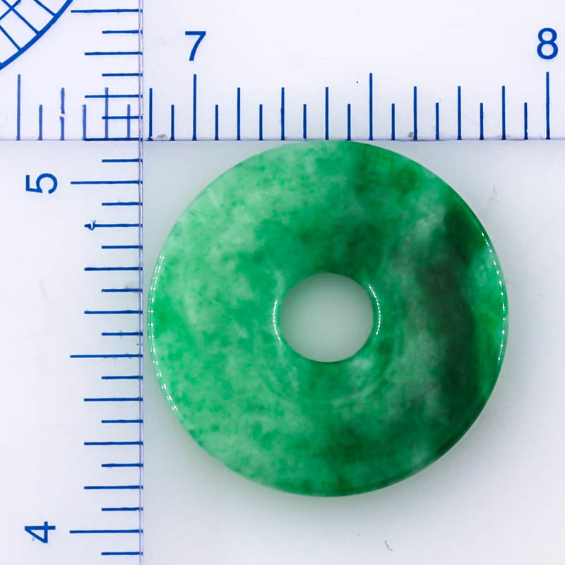 Green Jadeite Jade Loose Pi Disc Pendant Carving | Jade Donut | UPC #1 ...